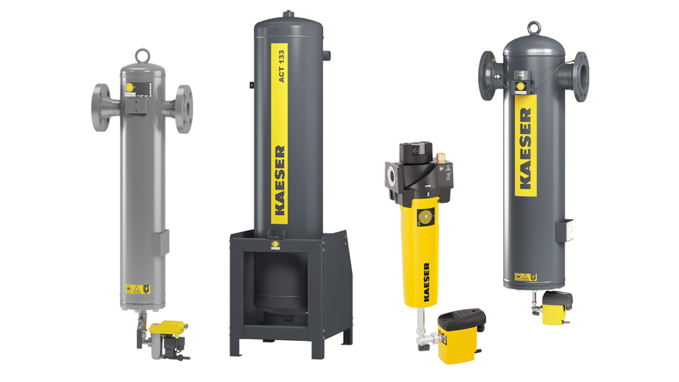KAESER persluchtfilters | Industrieel Kwaliteit & Service